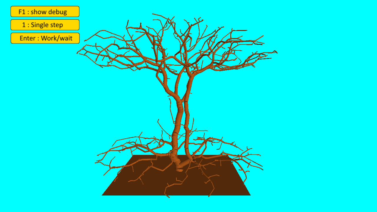 Procedural tree generation
